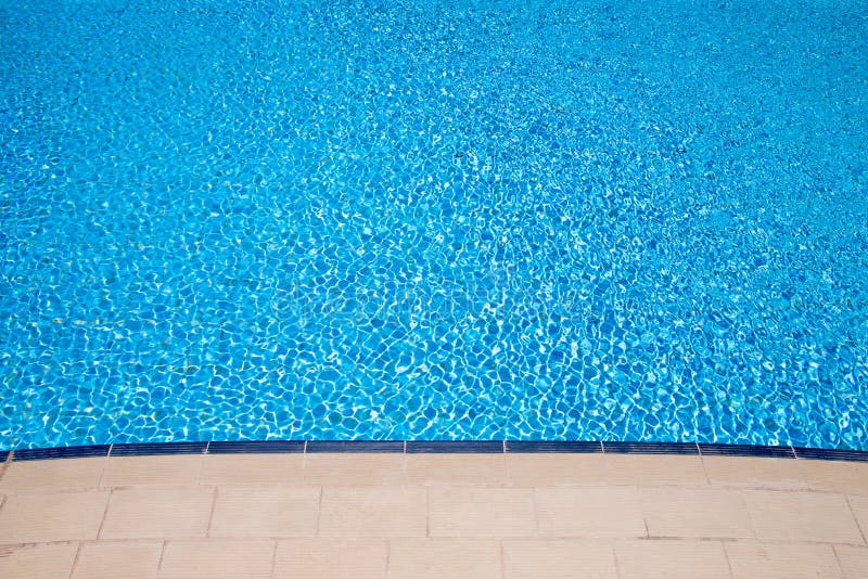 Blue pool water stock image. Image of recreation, summer - 268826275