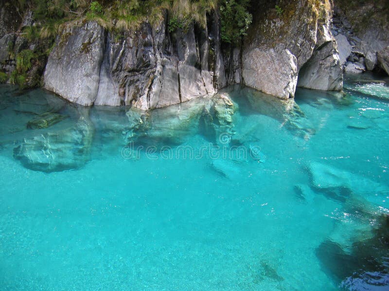 Blue Pools stock image. Image of background, reflection - 104517