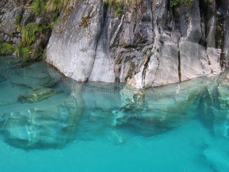 Blue Pools 2 stock image. Image of peace, resort, lake - 107607