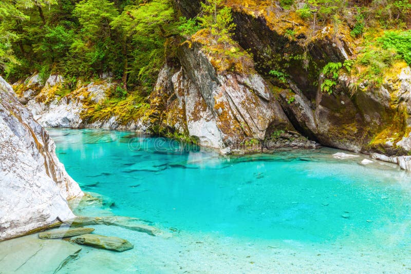 Blue pools stock image. Image of summer, scenic, scenery - 25125989