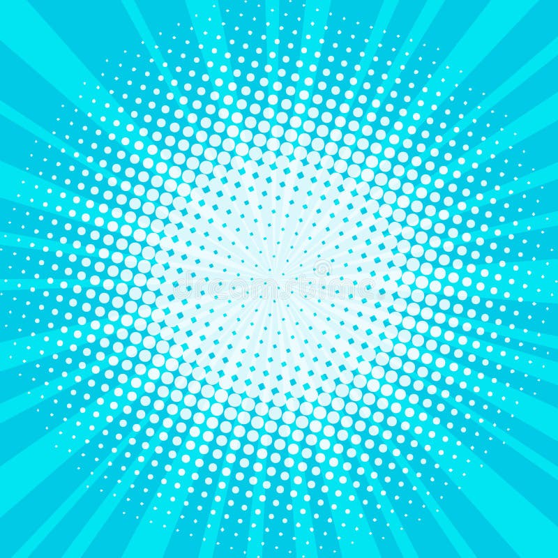Blue pop art background stock vector. Illustration of graphic - 156268445