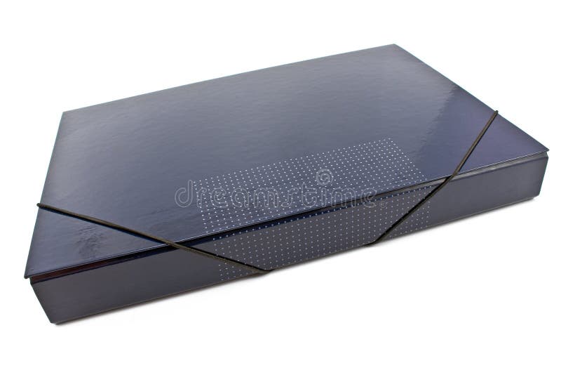 Cardboard portfolio folder stock image. Image of office - 31204357