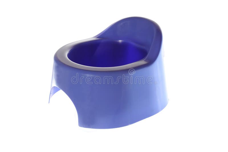 The Potty Isolated on the White Background Stock Image - Image of learn ...