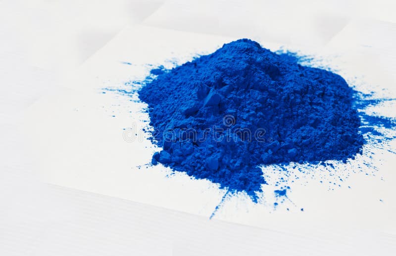 Blue powder stock image. Image of fine, colour, blue - 24811685