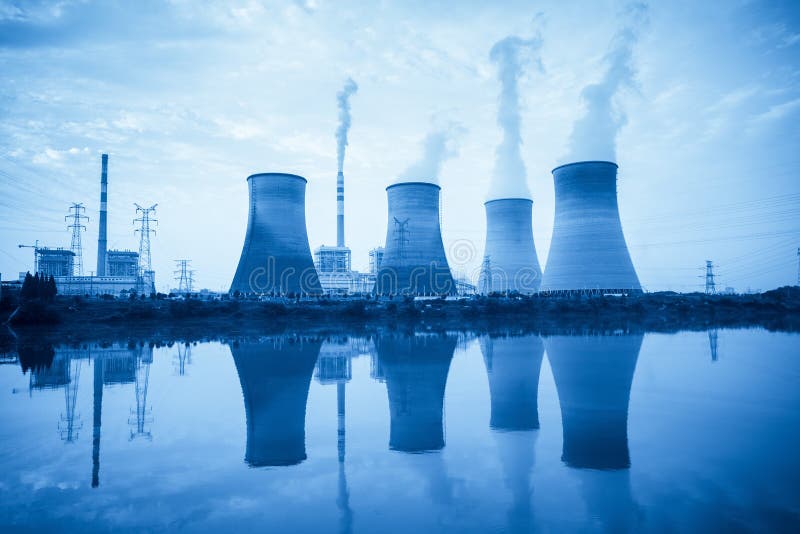 Nuclear Power Plant in Bulb Stock Photo - Image of environmental ...