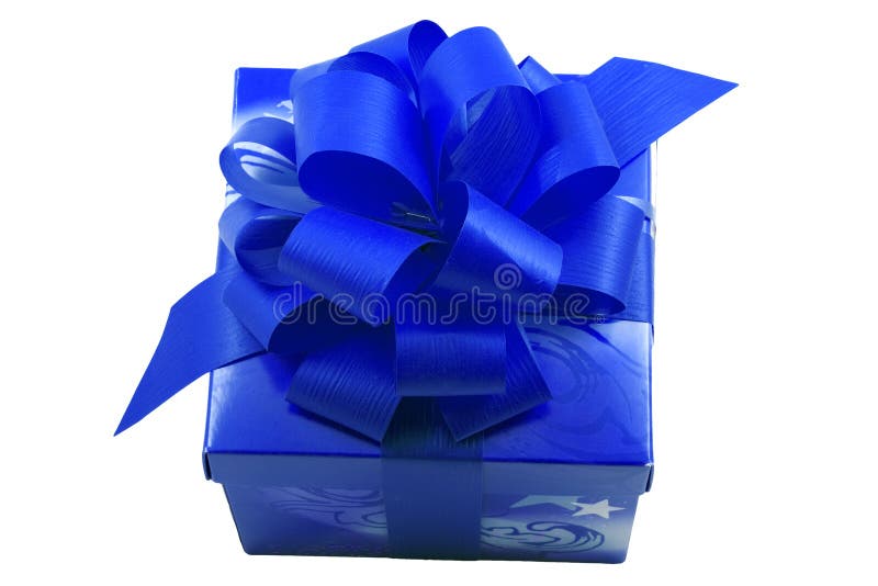 Blue Present stock photo. Image of season, dream, card - 5609466