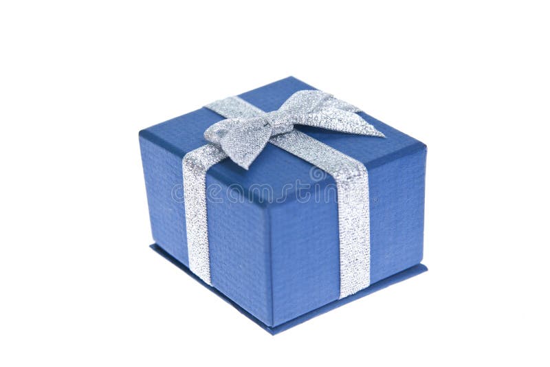 Opened Blue Gift Box stock photo. Image of decor, birthday - 21997538