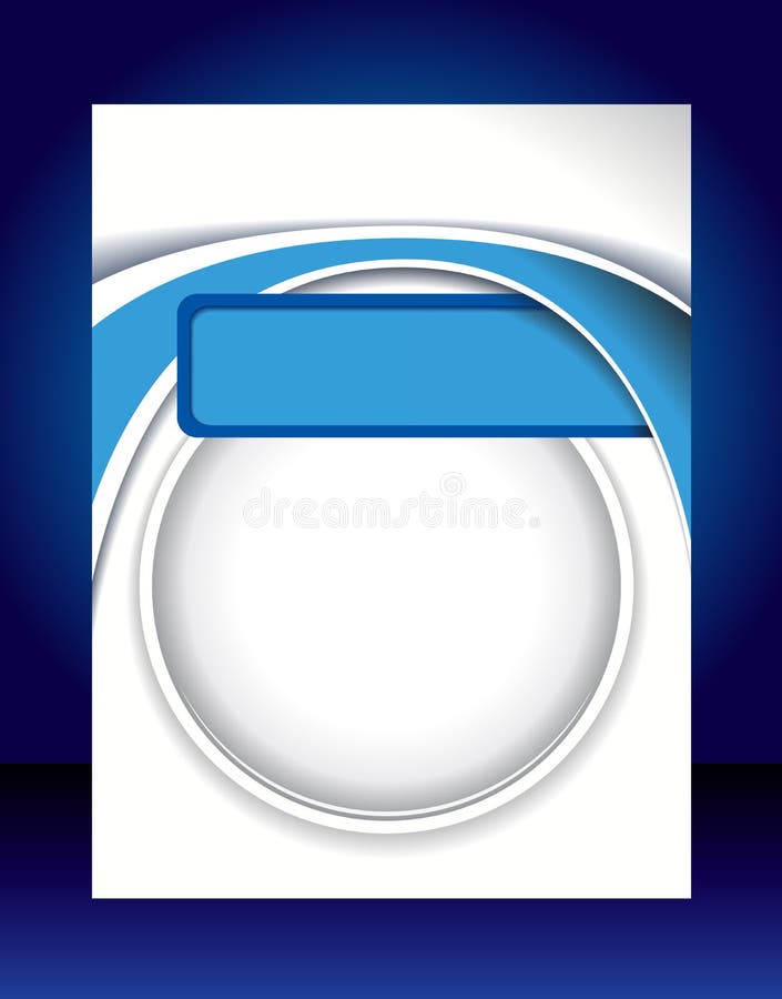 Blue Presentation of Business Poster Stock Illustration - Illustration ...