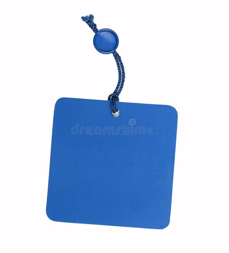 Blue price label, isolated stock photo. Image of frame - 45091946