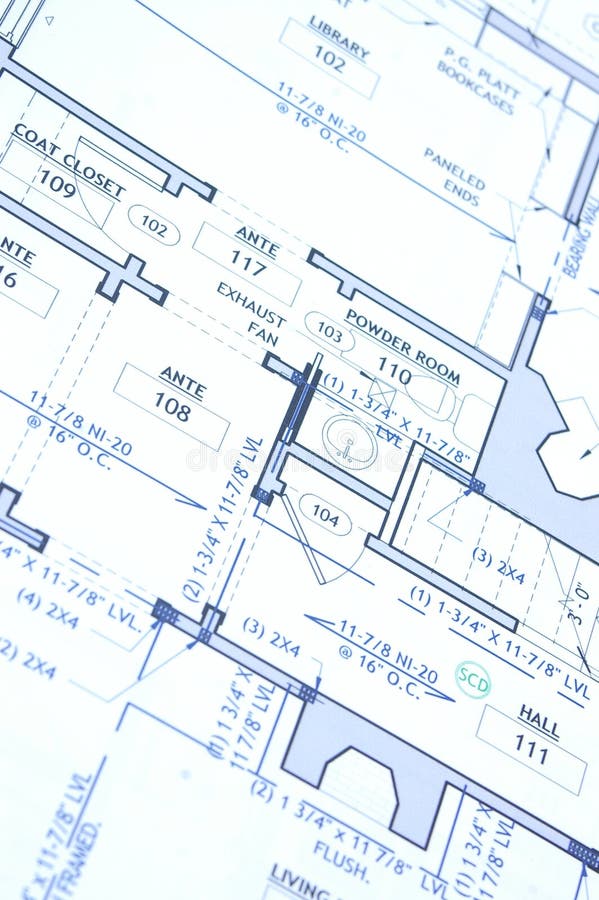 Blue print stock image. Image of measurements, builder - 1179699