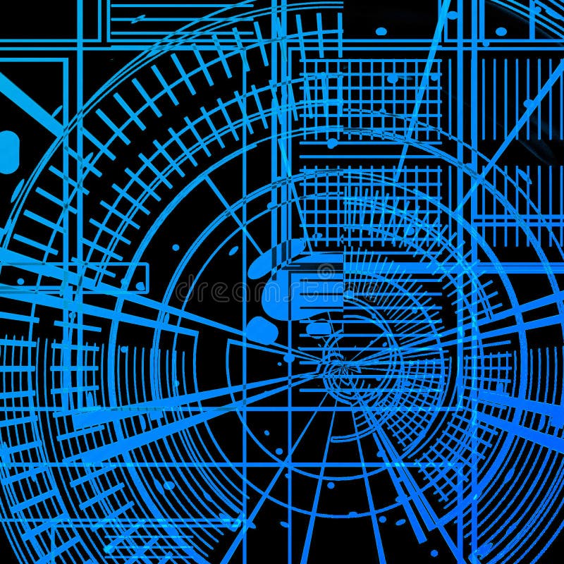 Blue print stock illustration. Illustration of interior - 6691422