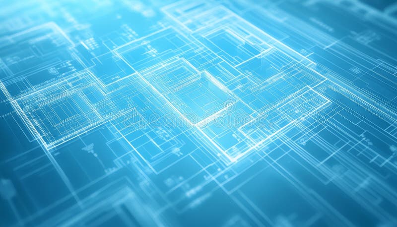 Blue Print Floor Plan, Abstract Architectural Background Design ...