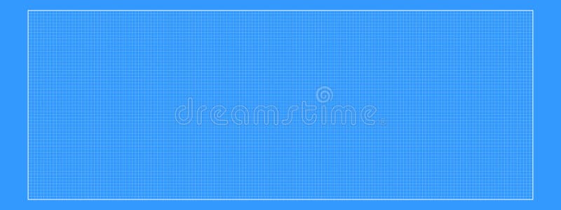 Blue Print Grid Pattern. Checkered Blank Template for Cutting Mat ...
