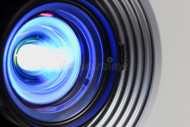 Blue projector stock photo. Image of digital, viewer - 55817958