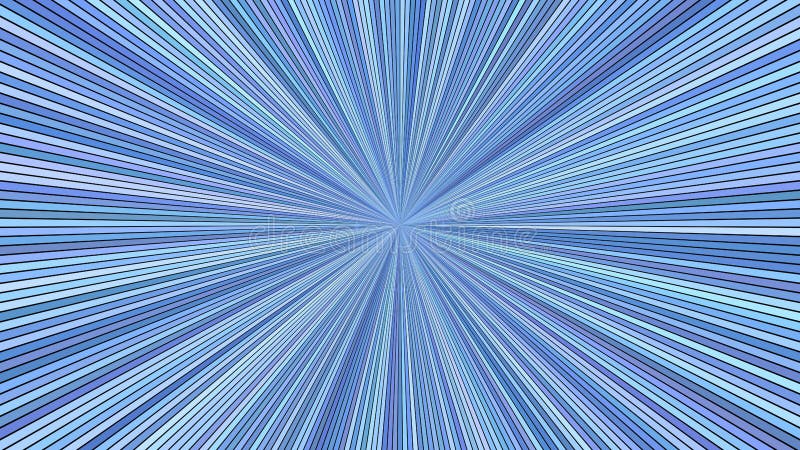 Blue Psychedelic Abstract Ray Burst Background - Vector Graphic Stock ...