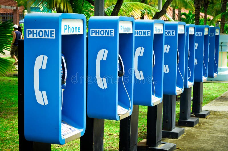 581 Blue Public Payphone Stock Photos - Free & Royalty-Free Stock ...