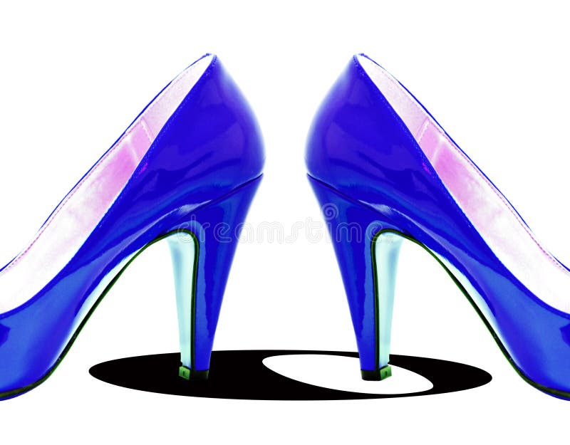 Vibrant Blue Dress Pumps Stock Photos - Free & Royalty-Free Stock ...