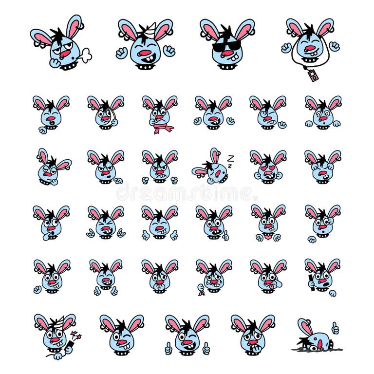 Punk Rabbit Stock Illustrations – 544 Punk Rabbit Stock Illustrations ...