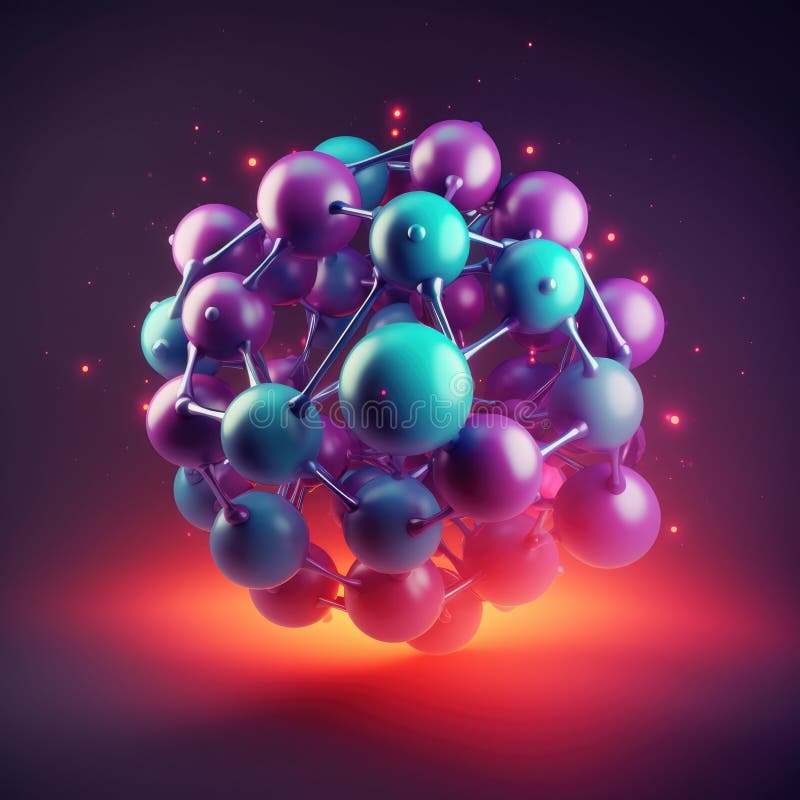 Purple Atoms Stock Illustrations – 2,003 Purple Atoms Stock ...