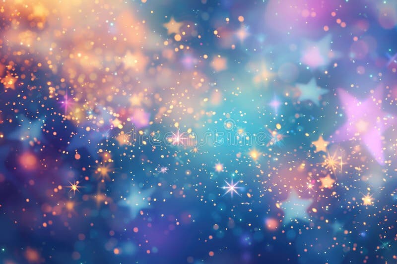 A Blue and Purple Background with Stars, Great for Representing the ...