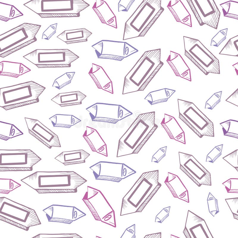 Blue Purple Candy Pattern, Candy Doodle Sketch Pattern, Vector Seamless ...