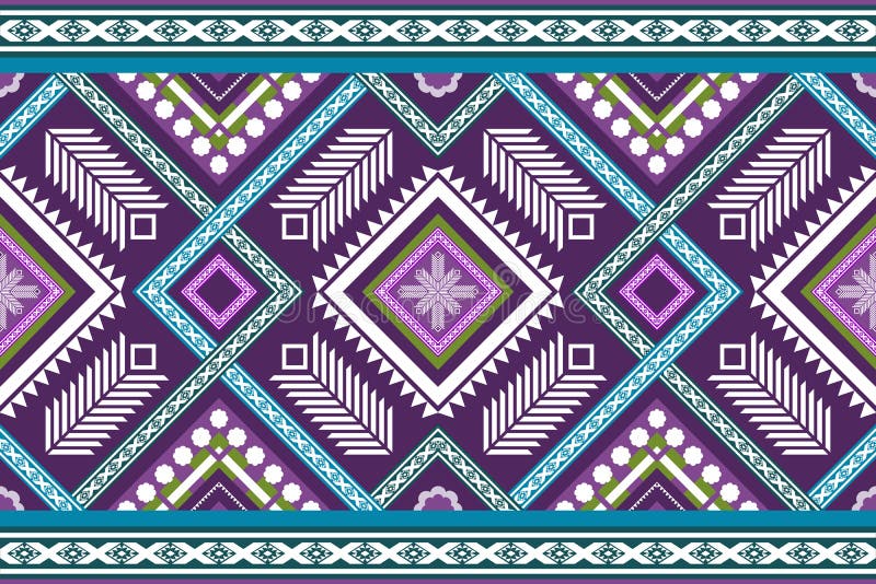 Purple Ethnic Pattern stock vector. Illustration of abstract - 40921802 Purple Ethnic Pattern stock vector. Illustration of abstract - 40921802