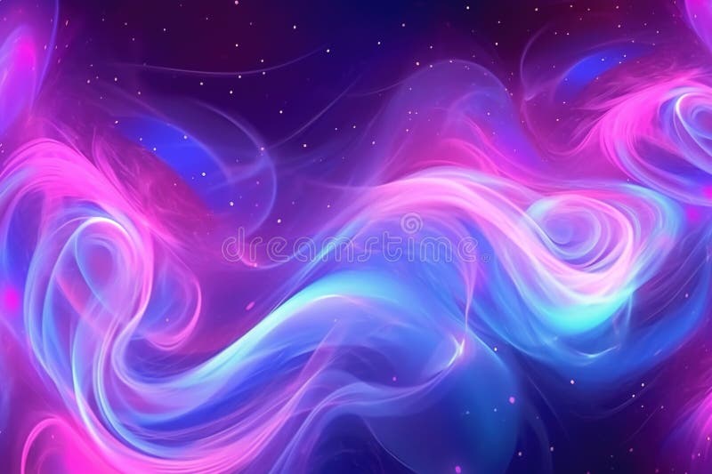 Blue and Purple Galaxy Background Created with Generative AI Technology ...