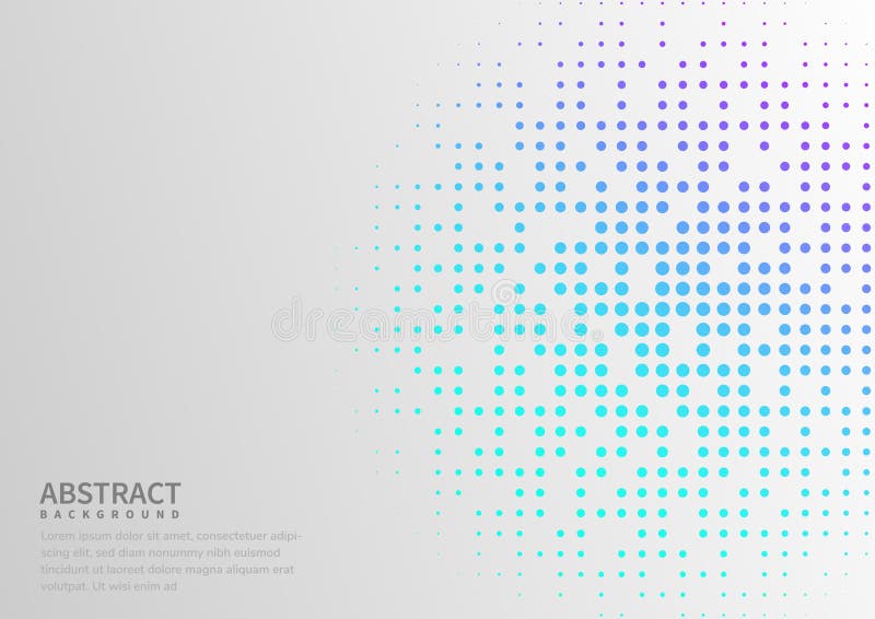 Blue Random Dots Background. Creative Design Templates on White ...