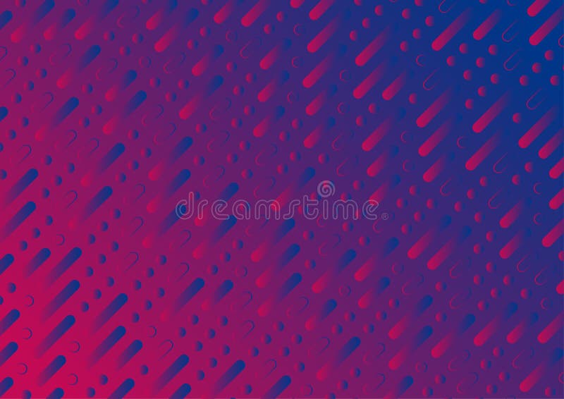 Blue Purple Retro Geometric Minimal Abstract Background Stock Vector ...