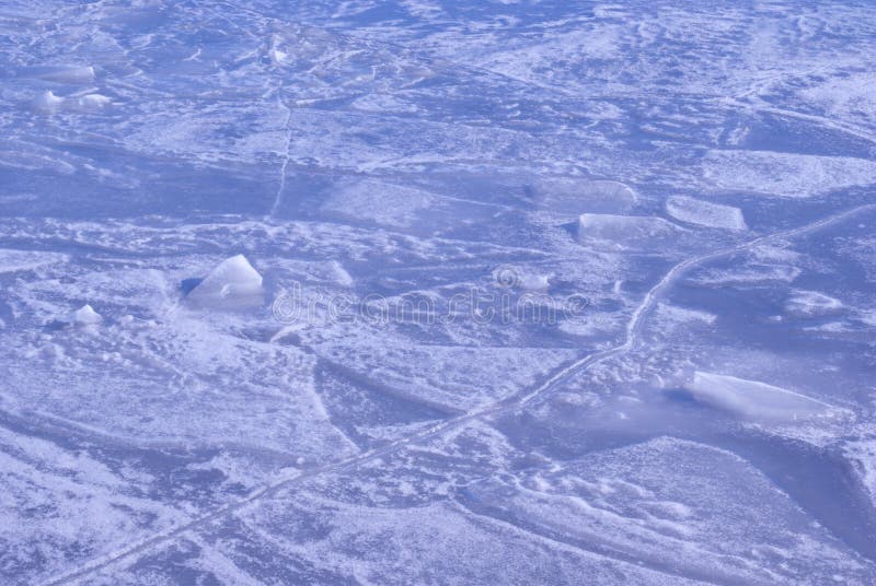 Bright Blue Spring Ice Drift Stock Image - Image of white, background ...