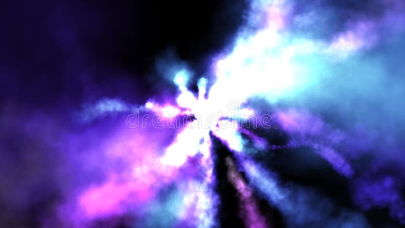 Blue and Purple Stream Strand Flow Forward Stock Footage - Video of ...