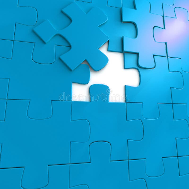 Jigsaw puzzles pattern stock vector. Illustration of dimensional - 3019137