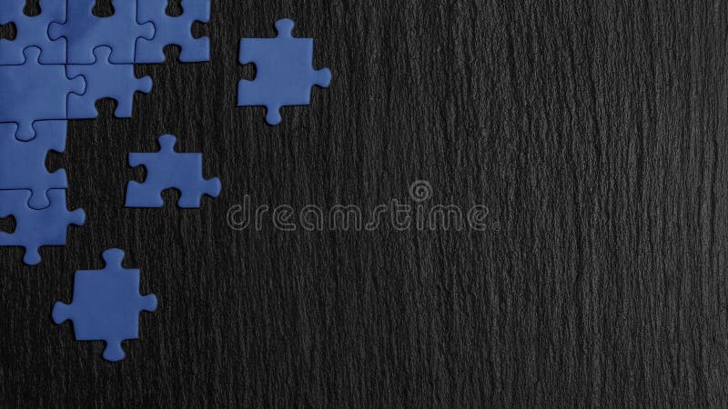 Dark Blue Puzzle Piece Frame Stock Photos - Free & Royalty-Free Stock ...
