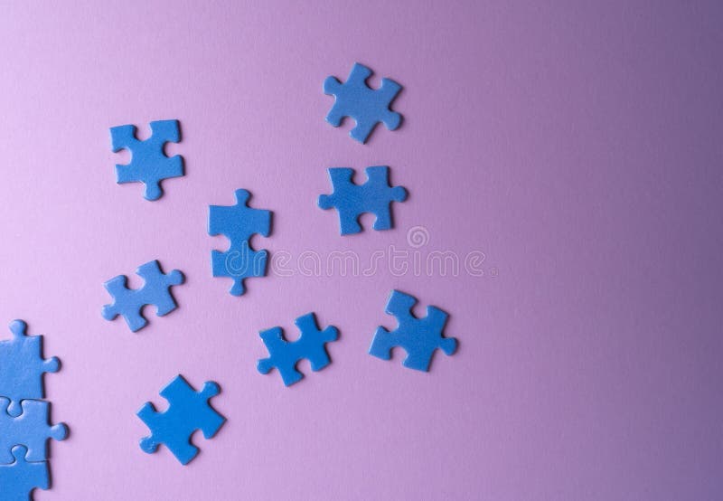 Blue Puzzles Textures and Background Stock Image - Image of pattern ...