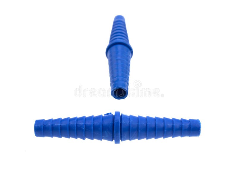 Blue Pvc for Connecting Soft Rubber Hose Stock Image - Image of orange ...