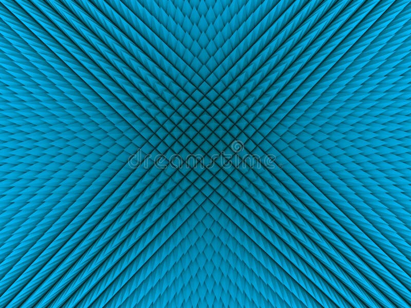 Blue Pyramid Consisting of Luminous Lines on a Black Background Stock ...