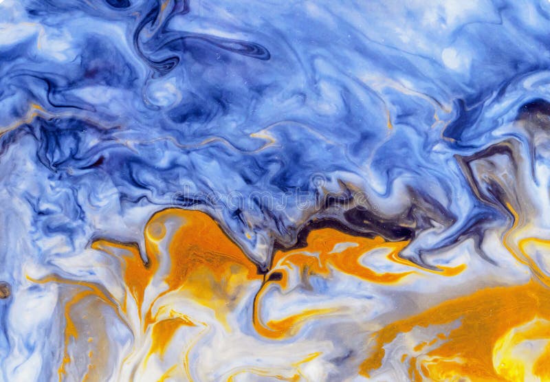 Blue Quartz with Yellow and White Inlays. Natural Quartz Background and ...