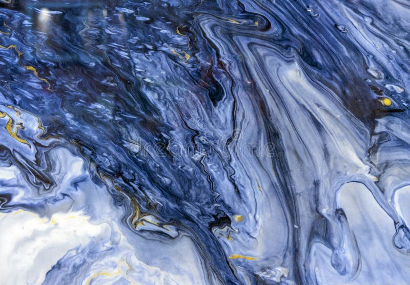 Blue Quartz with Yellow and White Inlays. Natural Quartz Background and ...