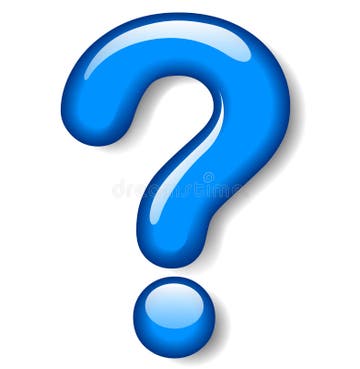 Blue question mark stock vector. Illustration of think - 107489943