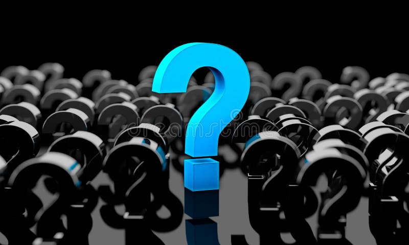 Question Mark and Concept of Science and Technology. Questions and ...