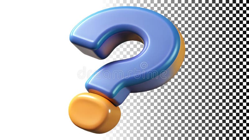 Blue Question Mark Symbol, Query and Help Icon for Support Png ...