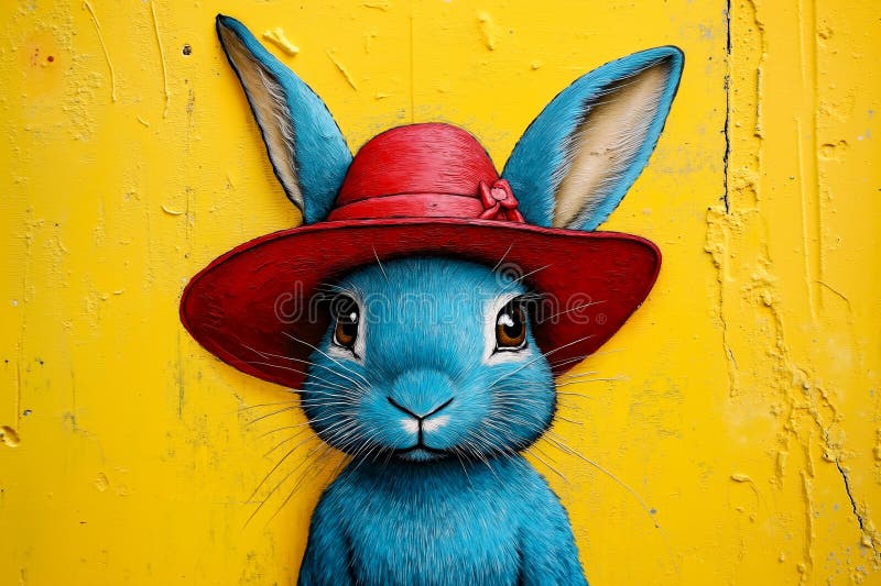 Yellow Widebrimmed Hat Blue Ribbon Stock Photos - Free & Royalty-Free ...