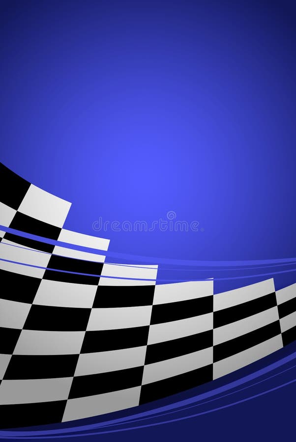 Blue racing background stock vector. Illustration of checkered - 86583715