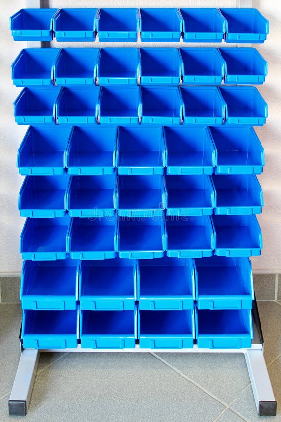 Blue rack stock photo. Image of parts, racks, warehouse - 19118886