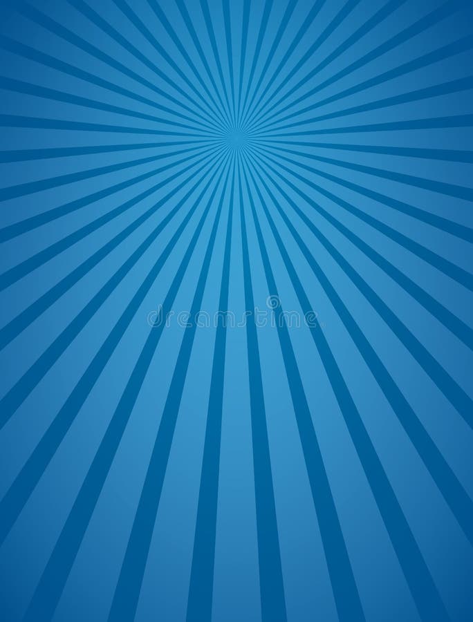 Blue Radial Beams and Rays Abstract Lines Background Stock Vector ...