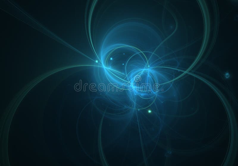 Blue Radial Rays Abstract Background Stock Illustration - Illustration ...