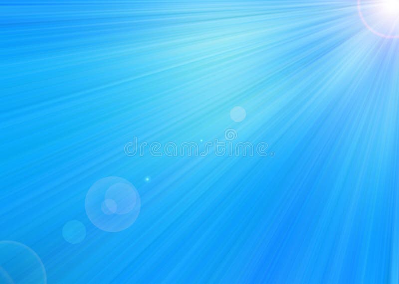 Abstract Blue Star Light Rays Radial Glowing Background. Stock ...