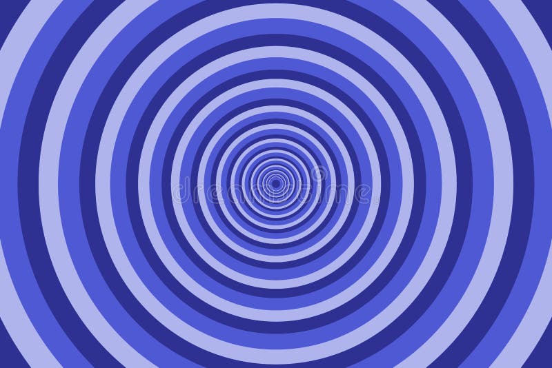 Blue Radiating Concentric Circle Pattern Background Stock Vector ...