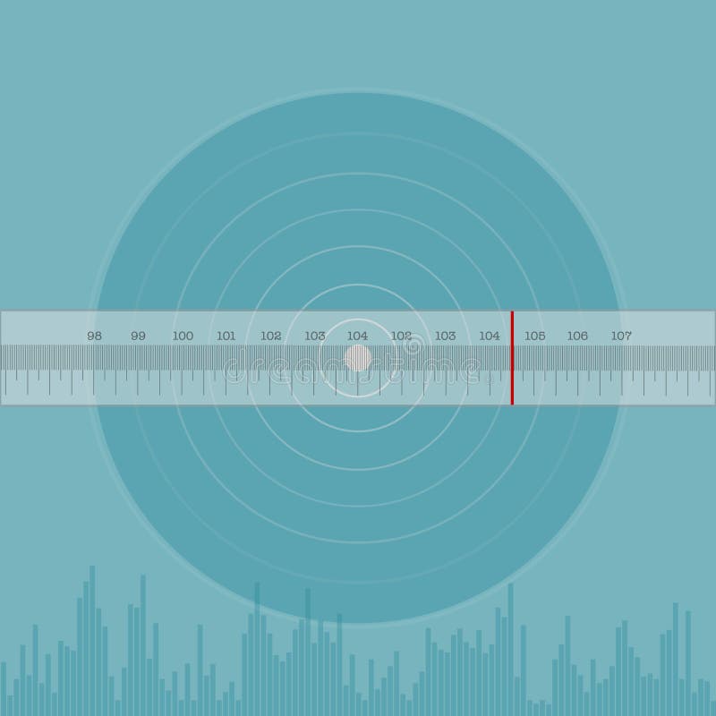Blue radio background stock vector. Illustration of blue - 102512650