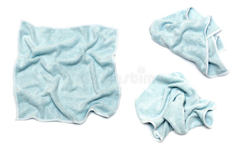 Blue rag stock image. Image of cleaner, cyan, cotton - 16382507
